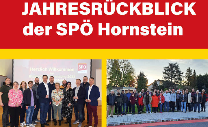 Jahresrückblick der SPÖ Hornstein - Aktuelles - SPÖ Hornstein