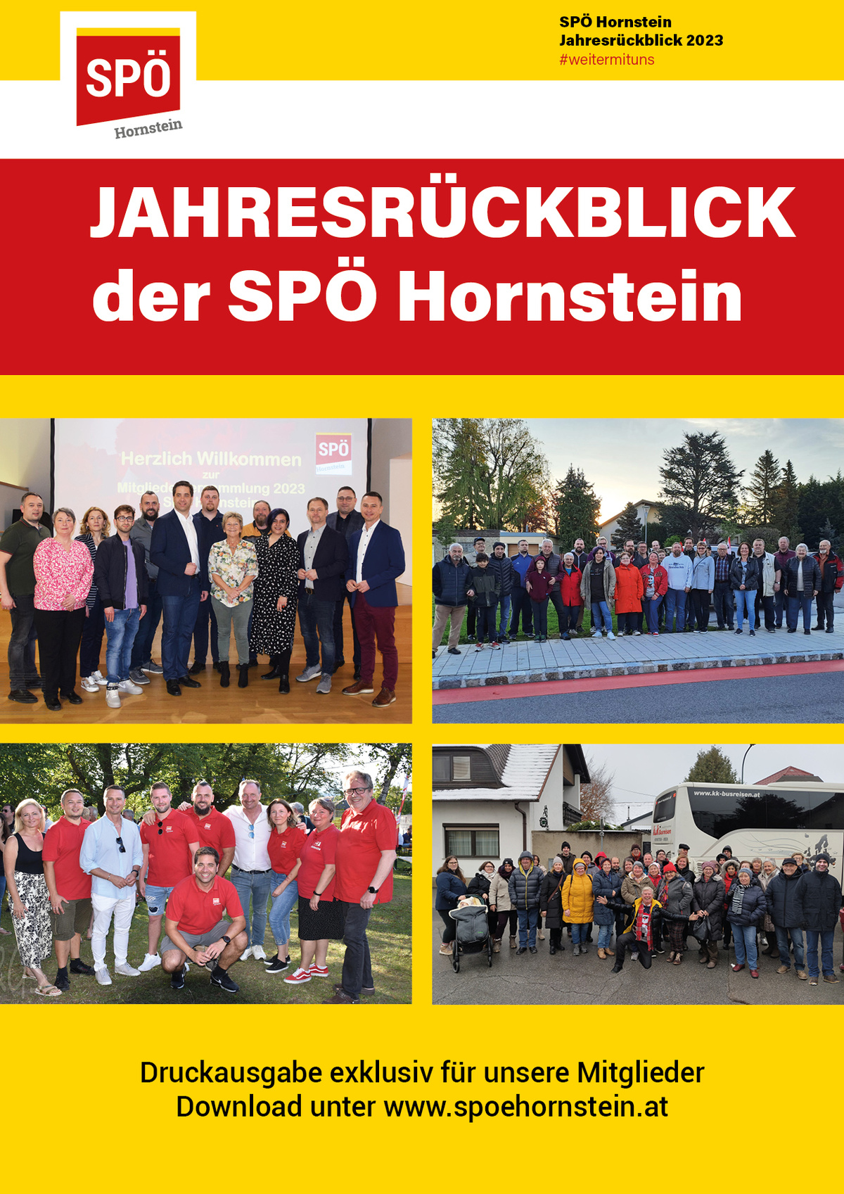 Jahresrückblick der SPÖ Hornstein - Aktuelles - SPÖ Hornstein